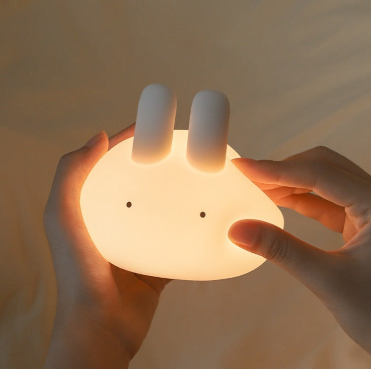 Bunny Night Lamp – Portable Rechargeable Touch Light for Kids – Ego Store